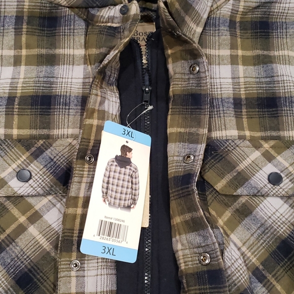 Boston Traders | Jackets & Coats | New Boston Traders Shirt Jacket 3xl ...